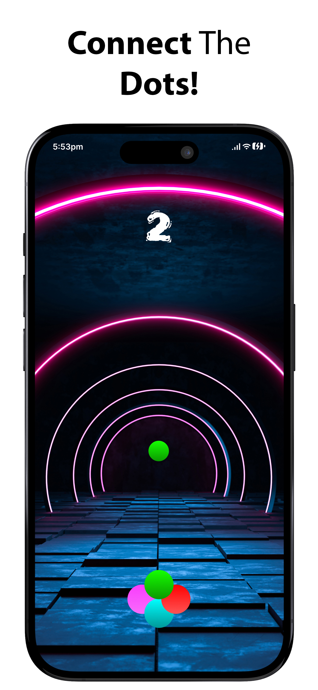 Four Dots | iOS Universal Endless Board Game Template (Swift) by cubycode